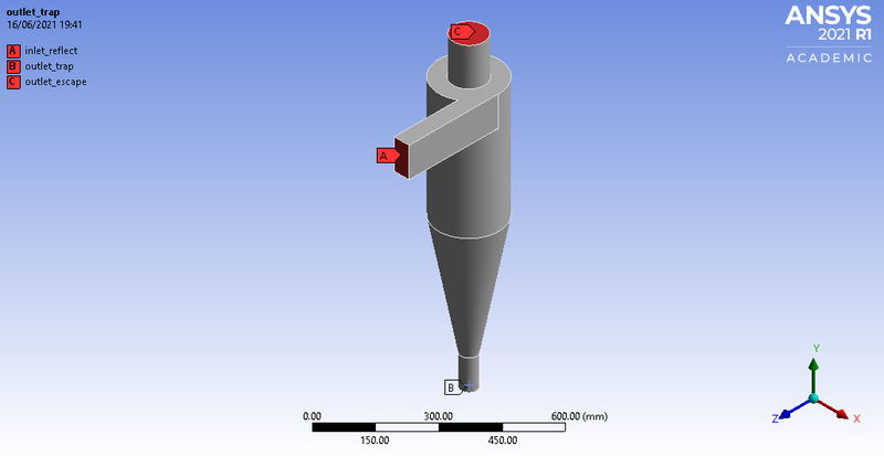 CFD Analysis of a Cyclone Separator using Discrete Phase Modelling in ANSYS Fluent. : Skill-Lync